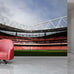 Arsenal FC Full Wall Mural - Empty Stadium Cloudy Sky – www.themed.co.uk