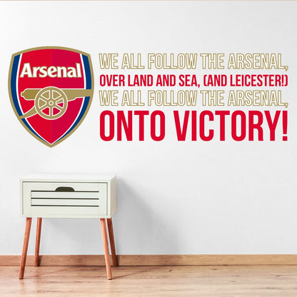 Arsenal Football Club - Crest & We All Follow The Arsenal Song - Gunne ...
