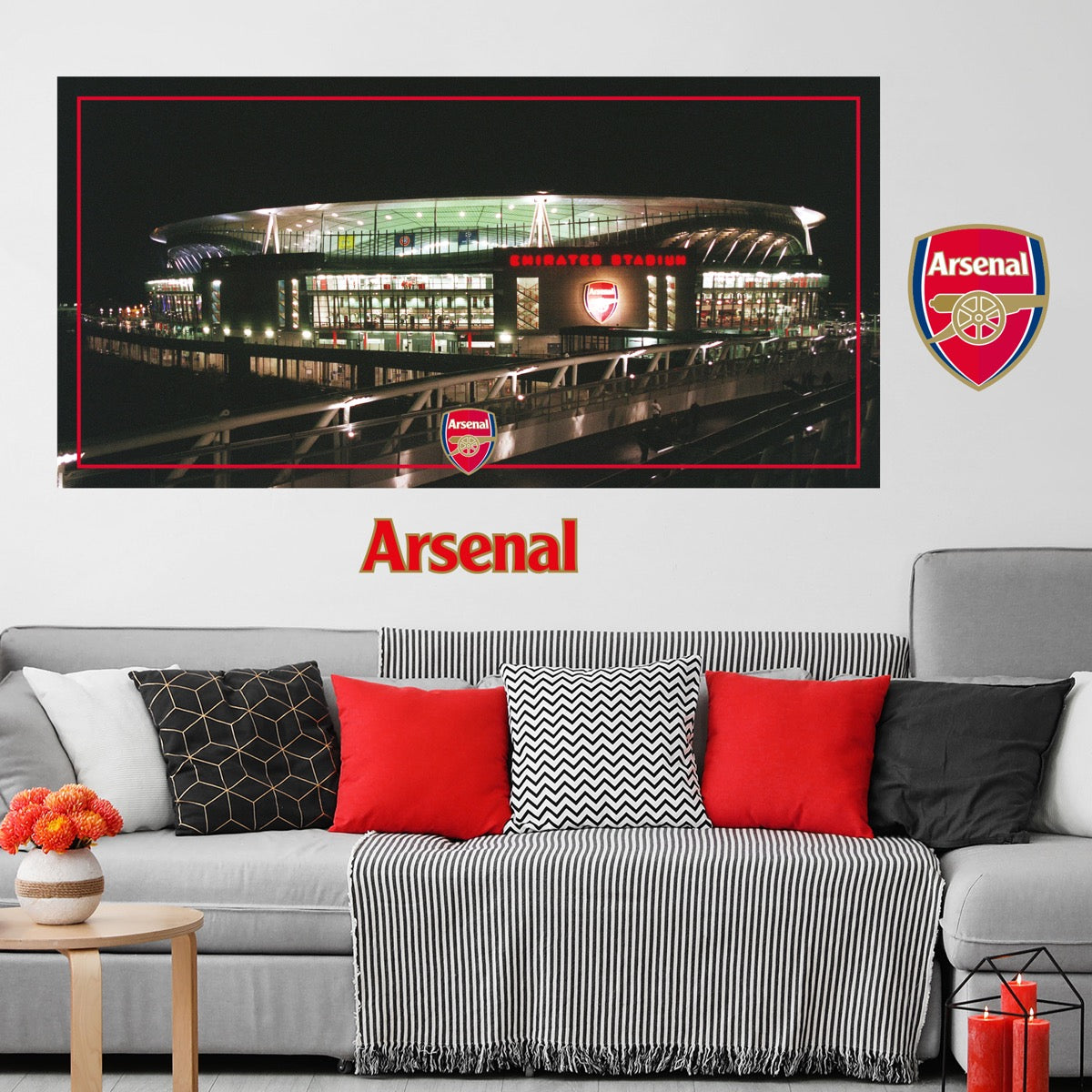 Arsenal Football Club Emirates Stadium Outside Wall Sticker – www ...