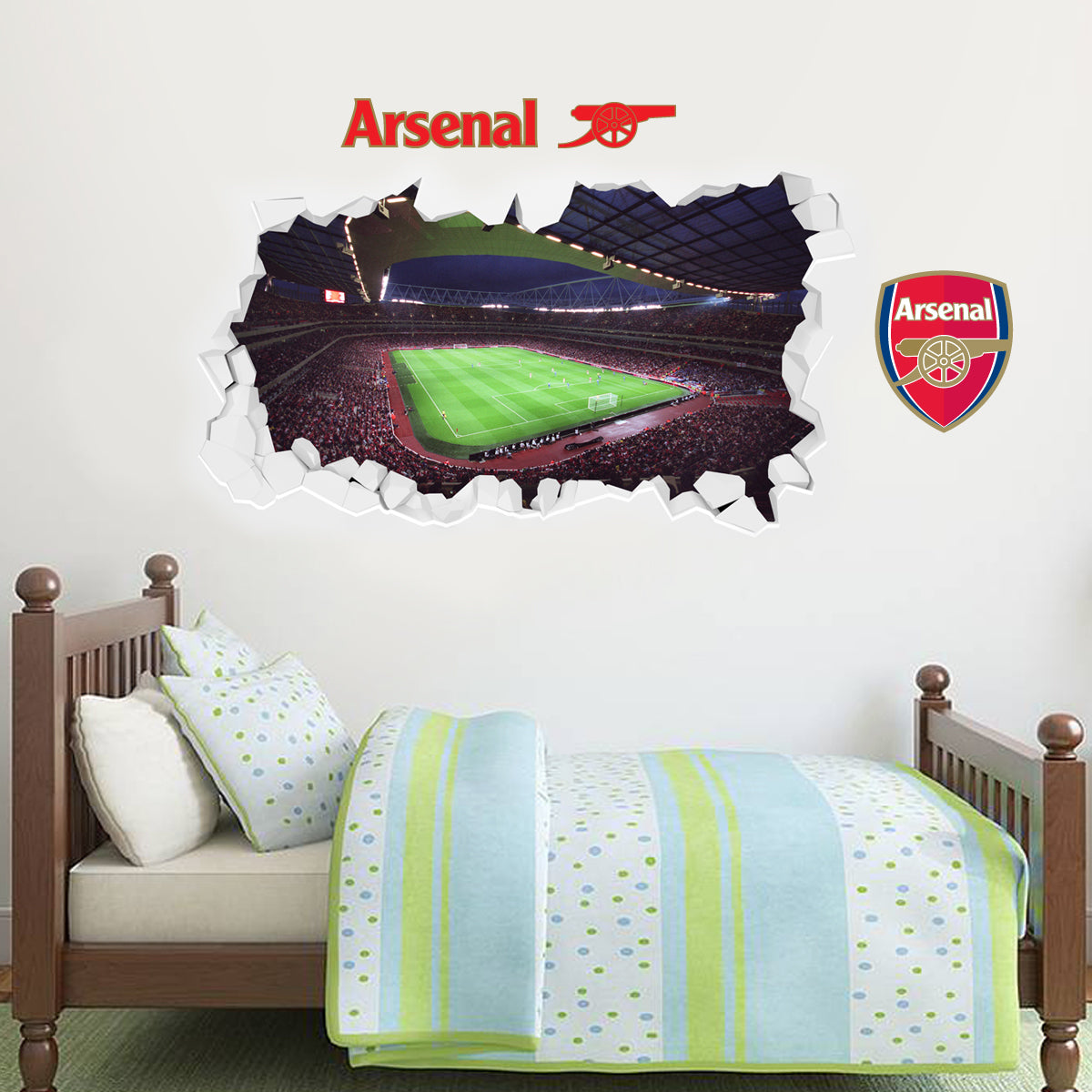 Arsenal Football Club Emirates Stadium Inside Match Day Smashed Wall ...