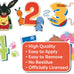 Bing Wall Sticker - Bing and Friends Counting Numbers Wall Decal Set ...