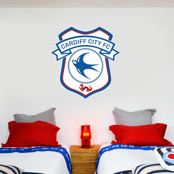 Cardiff City Football Club Crest Wall Sticker – www.themed.co.uk