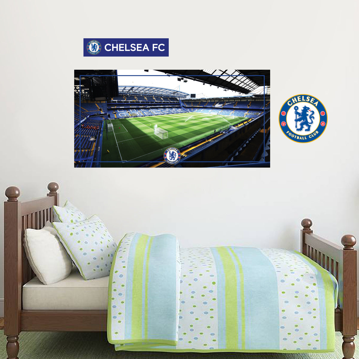 Chelsea Football Club Stamford Bridge Stadium Wall Mural – www.themed.co.uk