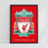Liverpool FC Print - Crest Red Background Poster – www.themed.co.uk