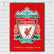 Liverpool FC Print - Crest Red Background Poster – www.themed.co.uk