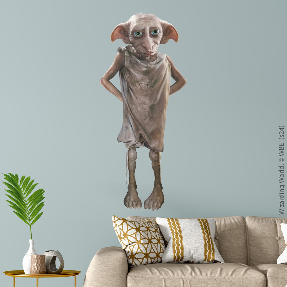 HARRY POTTER Wall Sticker - Dobby Cut Out Wall Decal Wizarding World A ...
