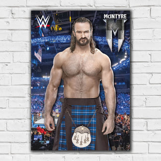 WWE Print - Drew McIntyre Crowd Poster – www.themed.co.uk
