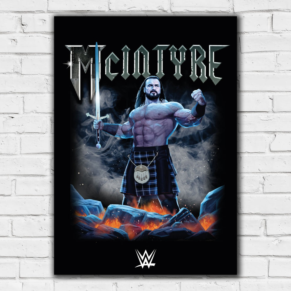 WWE Print - Drew McIntyre Sword Poster – www.themed.co.uk