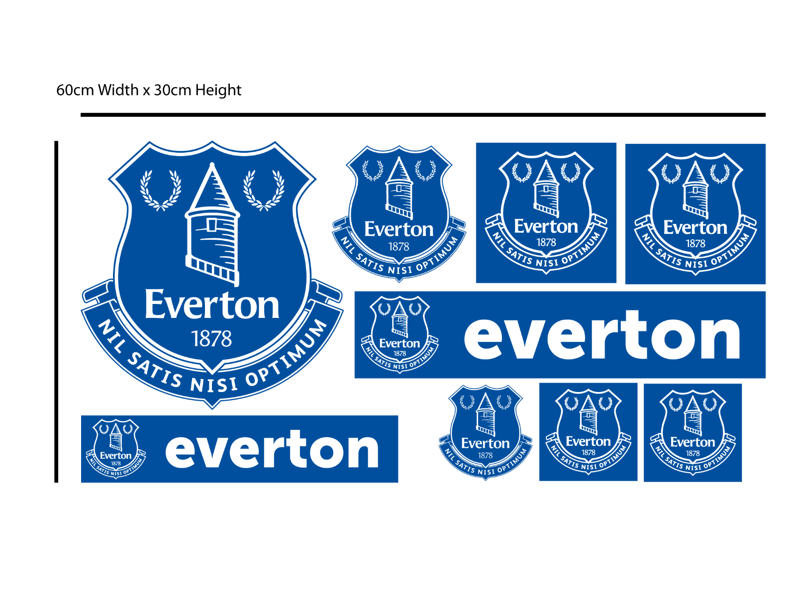 Everton F.C. Crest Wall Sticker – www.themed.co.uk