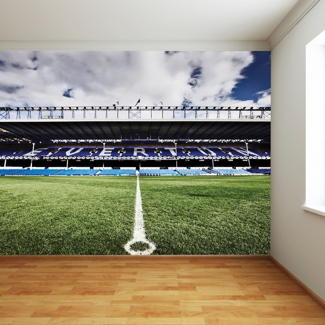 Everton FC - Goodison Park Stadium Full Wall Mural Main Stand Centre C ...