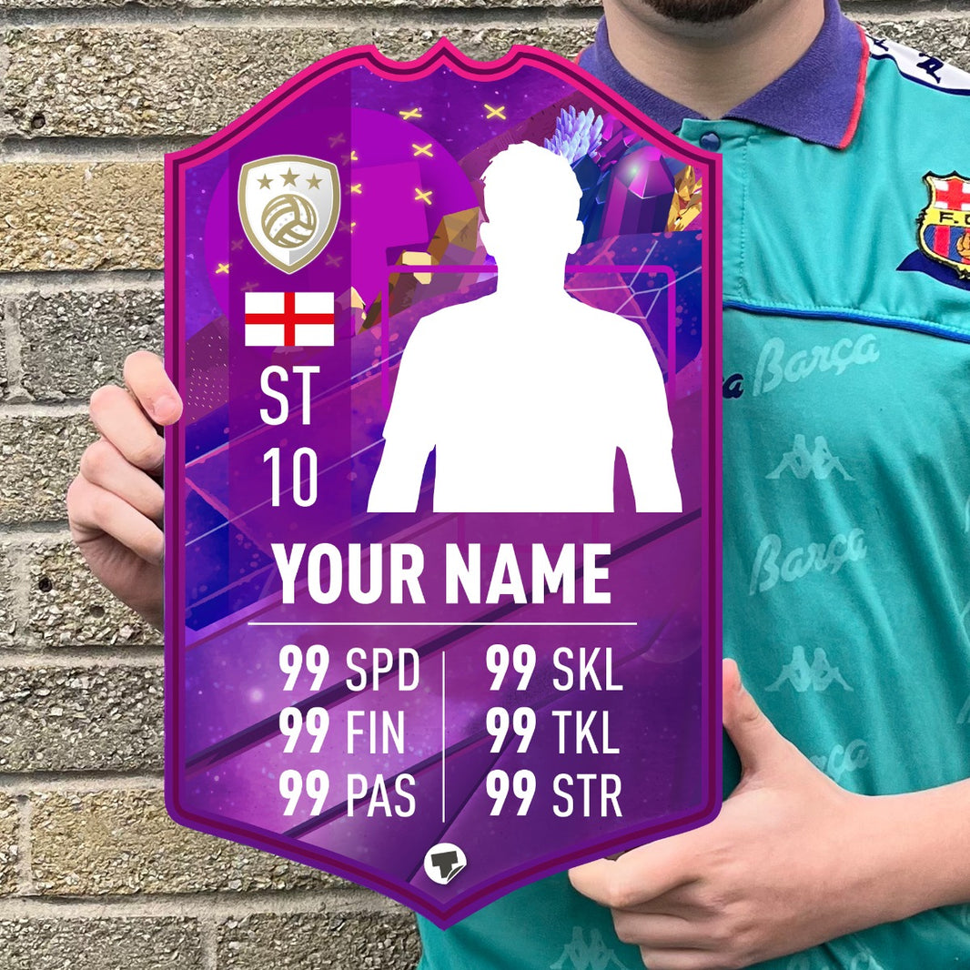 Personalised Football Cards – www.themed.co.uk