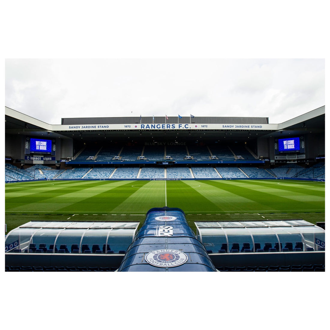 Rangers F.C - Sandy Jardine Stand Stadium Full Wall Mural – www.themed ...