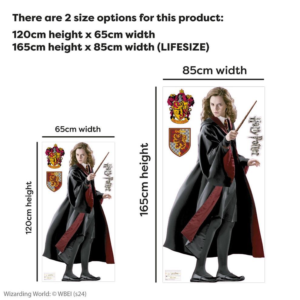 HARRY POTTER Wall Sticker - Hermione Granger 5th Year Cut Out Wall Dec ...