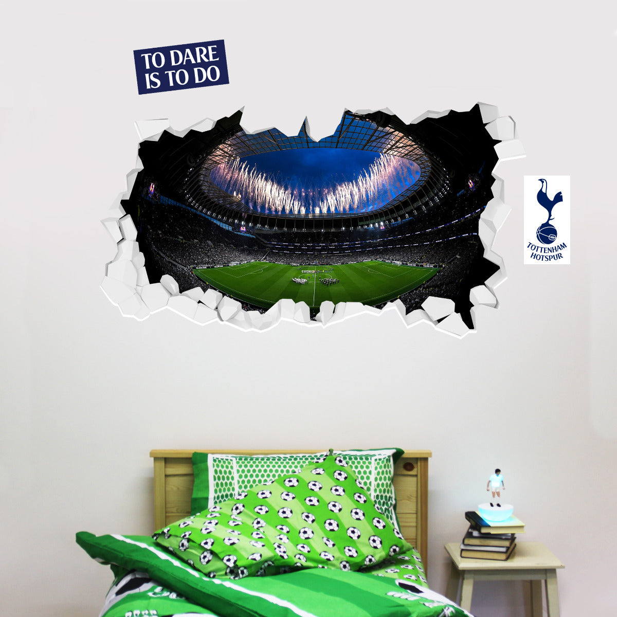 Tottenham Hotspur Football Club Stadium Broken Wall Mural (Inside ...