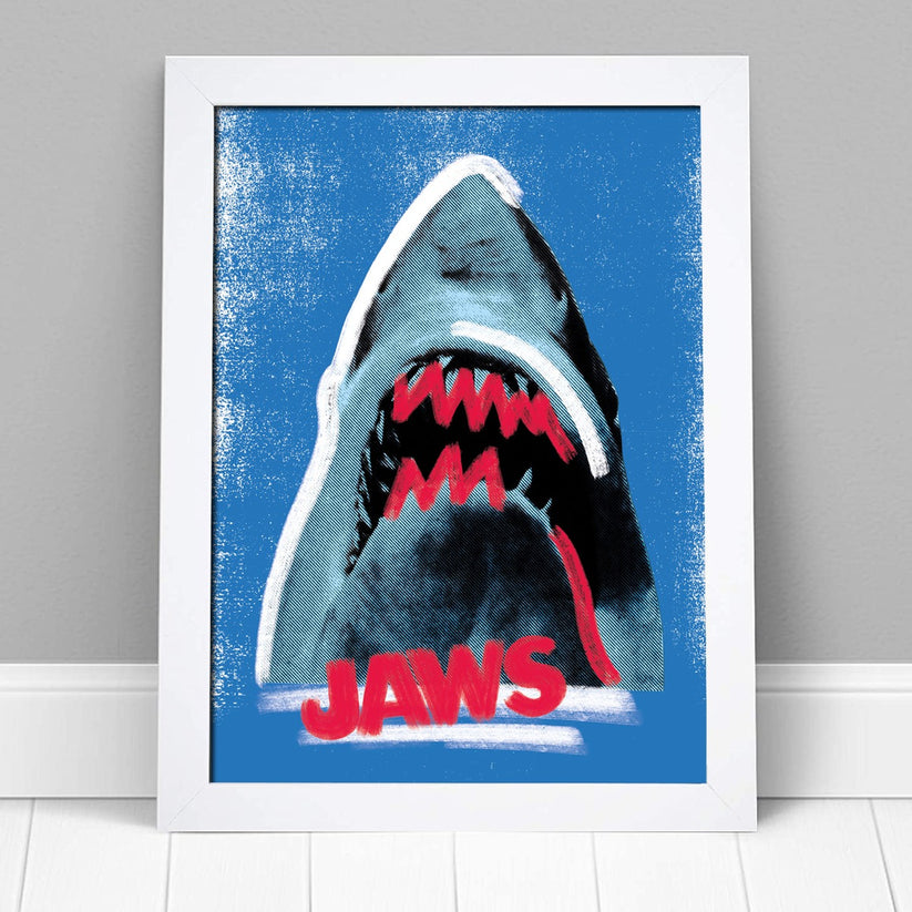 Jaws Print - Red Spray Paint Shark Teeth – www.themed.co.uk