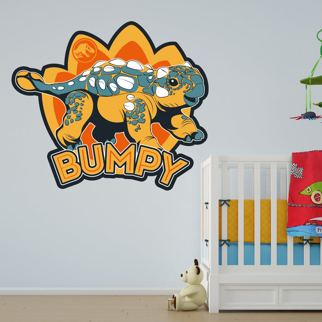 Jurassic World Camp Cretaceous Wall Sticker - Bumpy Icon – www.themed.co.uk