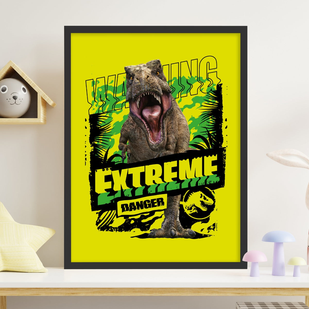 Jurassic World Camp Cretaceous Print - T-Rex Extreme Danger – www ...