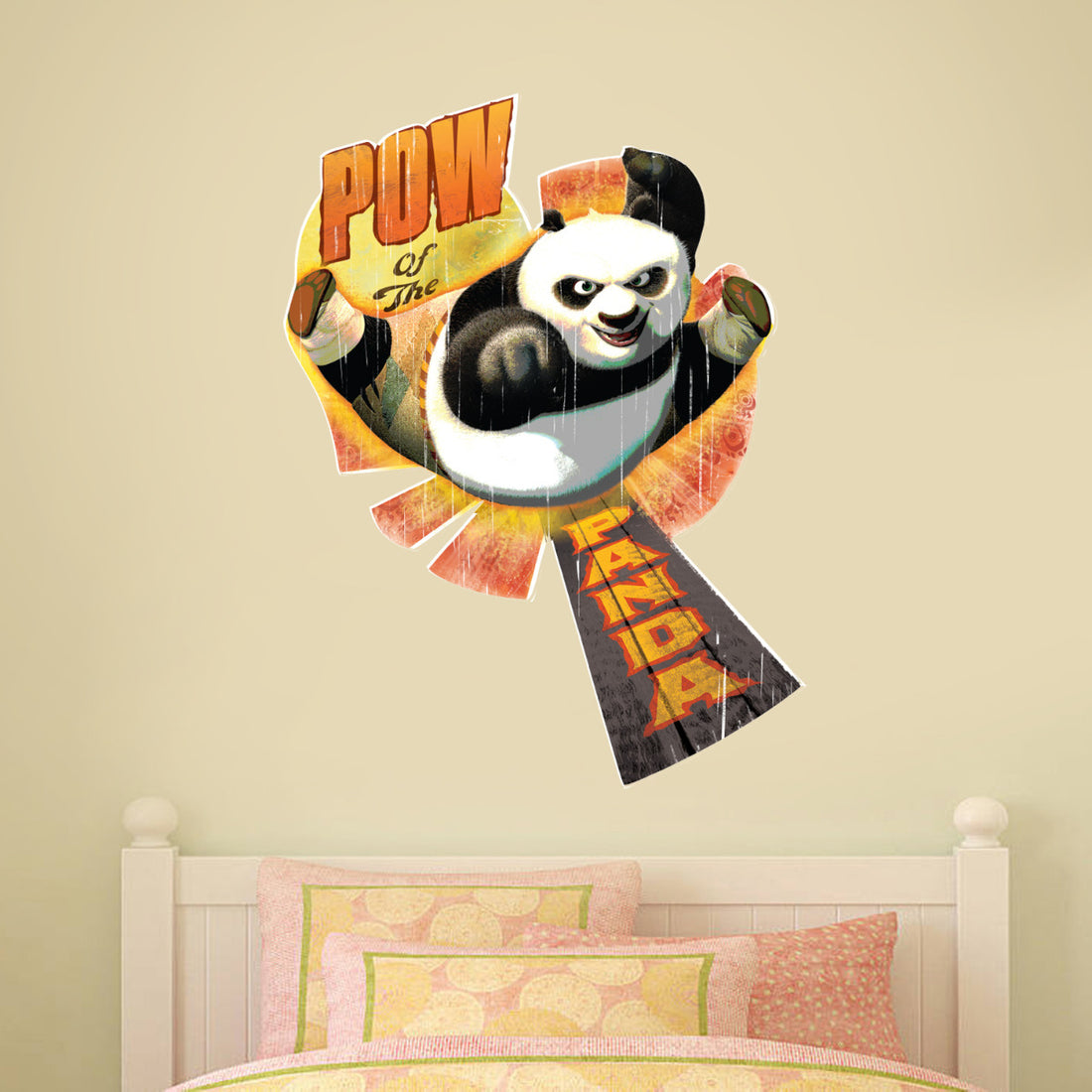 Kung Fu Panda Pow of the Panda Wall Sticker – www.themed.co.uk