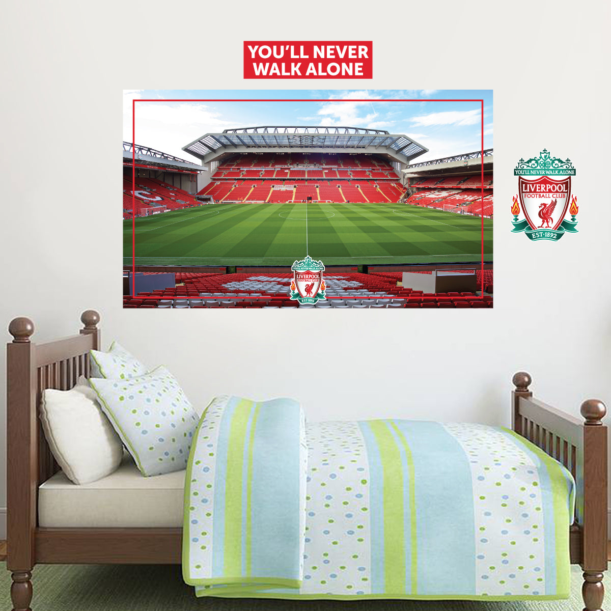 Liverpool Football The Mainstand Anfield Stadium Wall Sticker Set – www ...