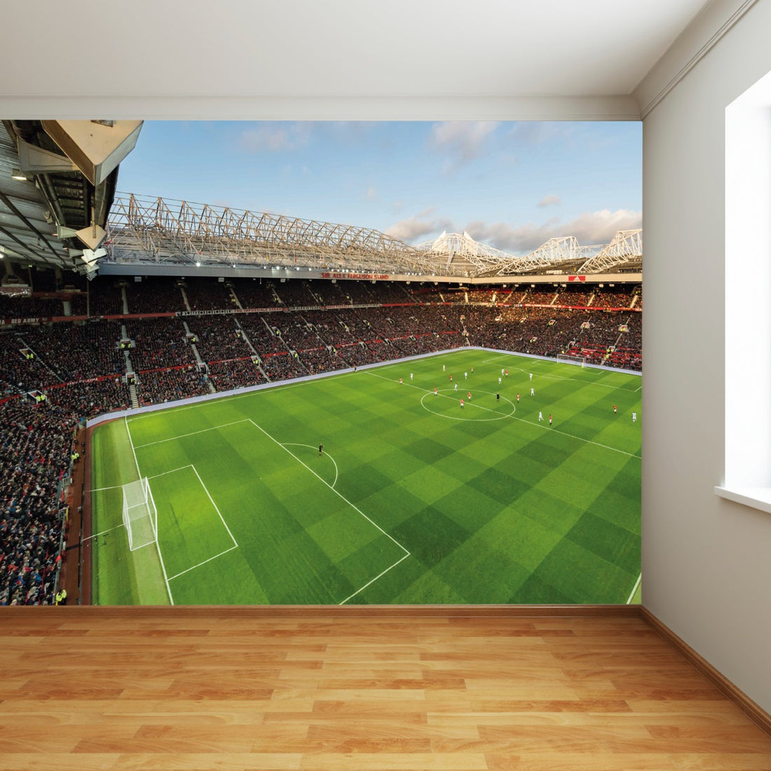 Manchester United Old Trafford Stadium Full Wall Mural - Panoramic VIe ...