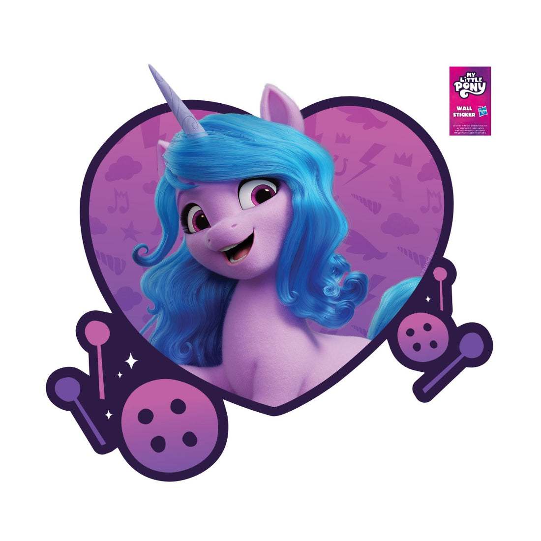 My Little Pony Wall Sticker - A New Generation Izzy Jumping Through ...