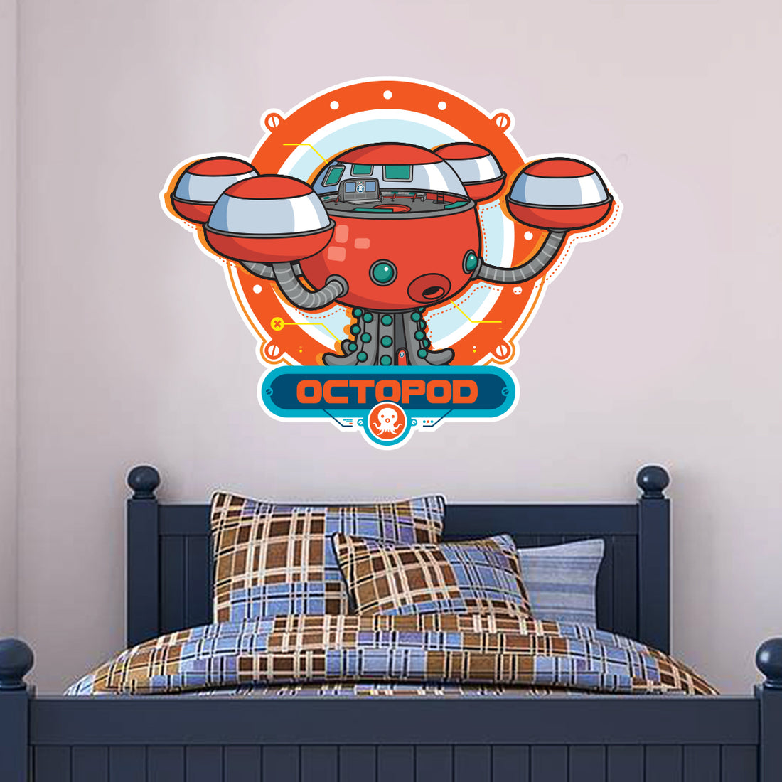 Octonauts Octopod Cut Out Wall Sticker Mural – www.themed.co.uk