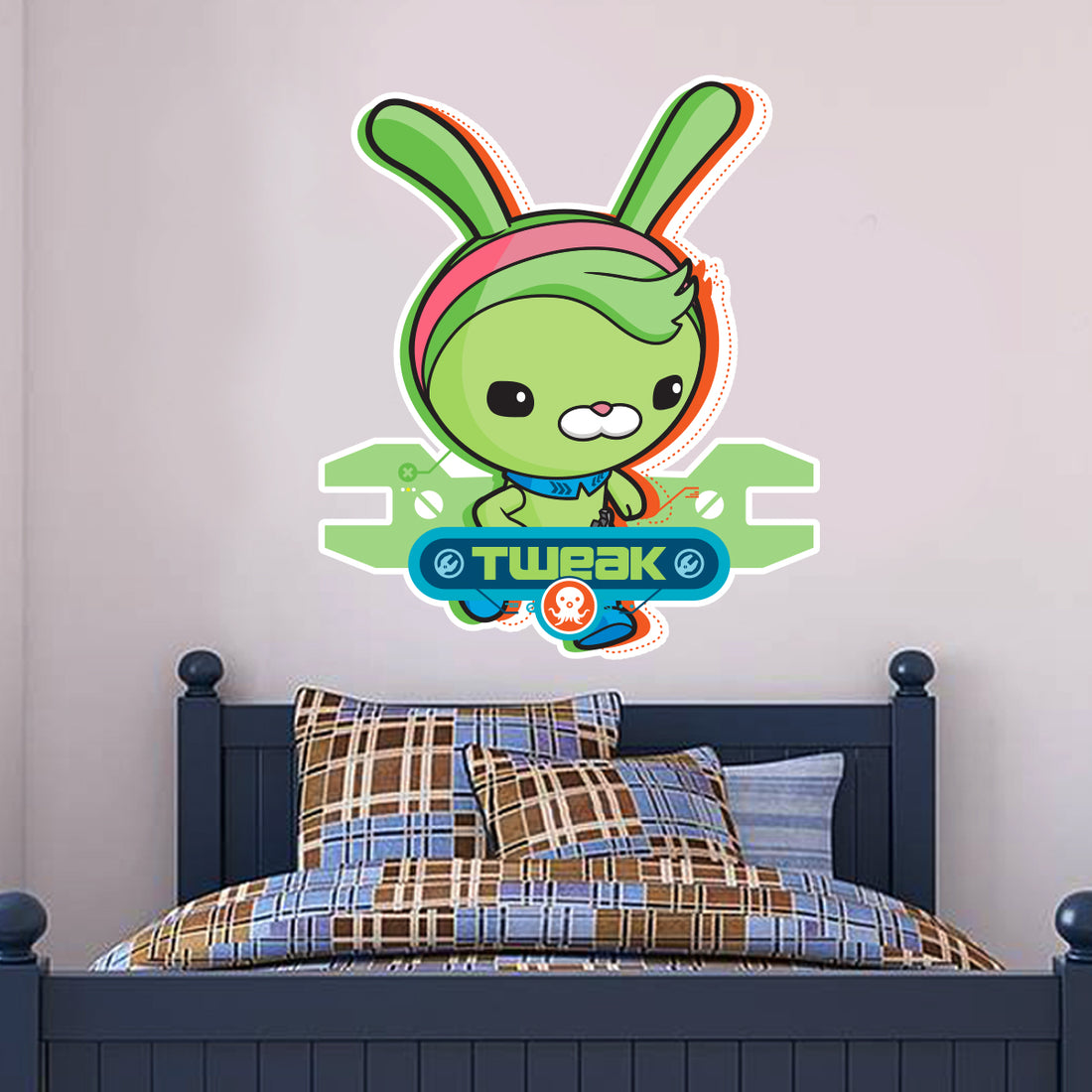 Octonauts Tweak Bunny Cut Out Wall Sticker Mural – www.themed.co.uk