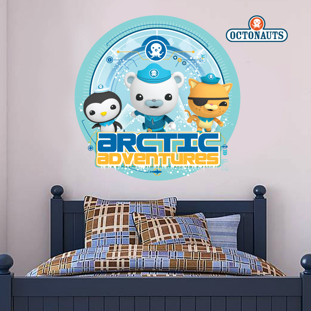 Octonauts Arctic Adventures Wall Sticker Mural – www.themed.co.uk