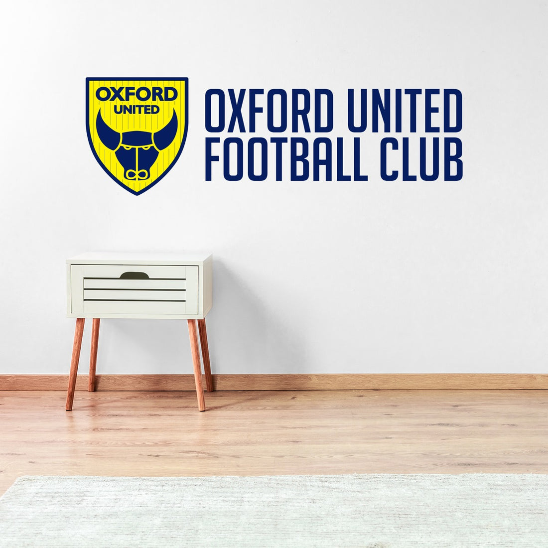 Oxford United Football Club - Crest & Club Name Wall Sticker – www ...