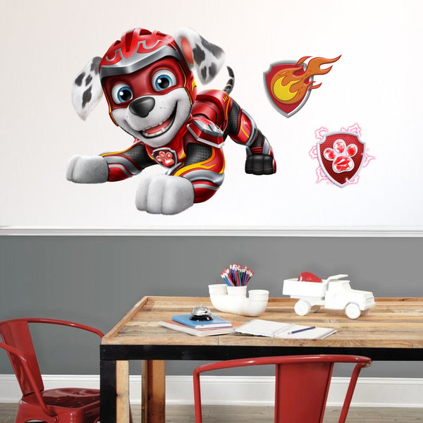 Paw Patrol Mighty Movie Marshall Wall Sticker – www.themed.co.uk