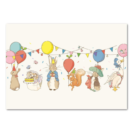 Peter Rabbit Print - Party Celebration Wall Art Print – www.themed.co.uk