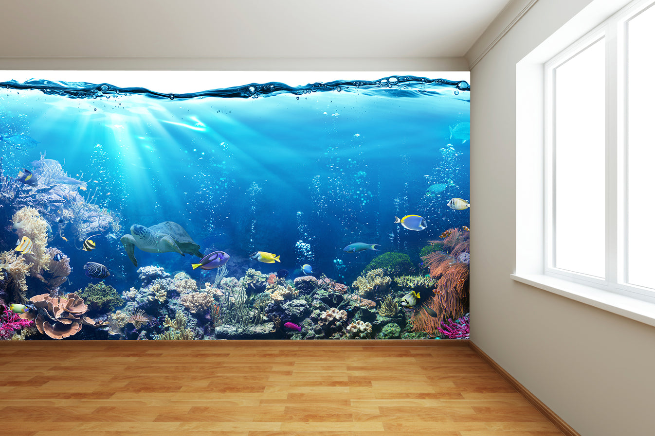 Tropical Fish & Reef Wall Mural – www.themed.co.uk