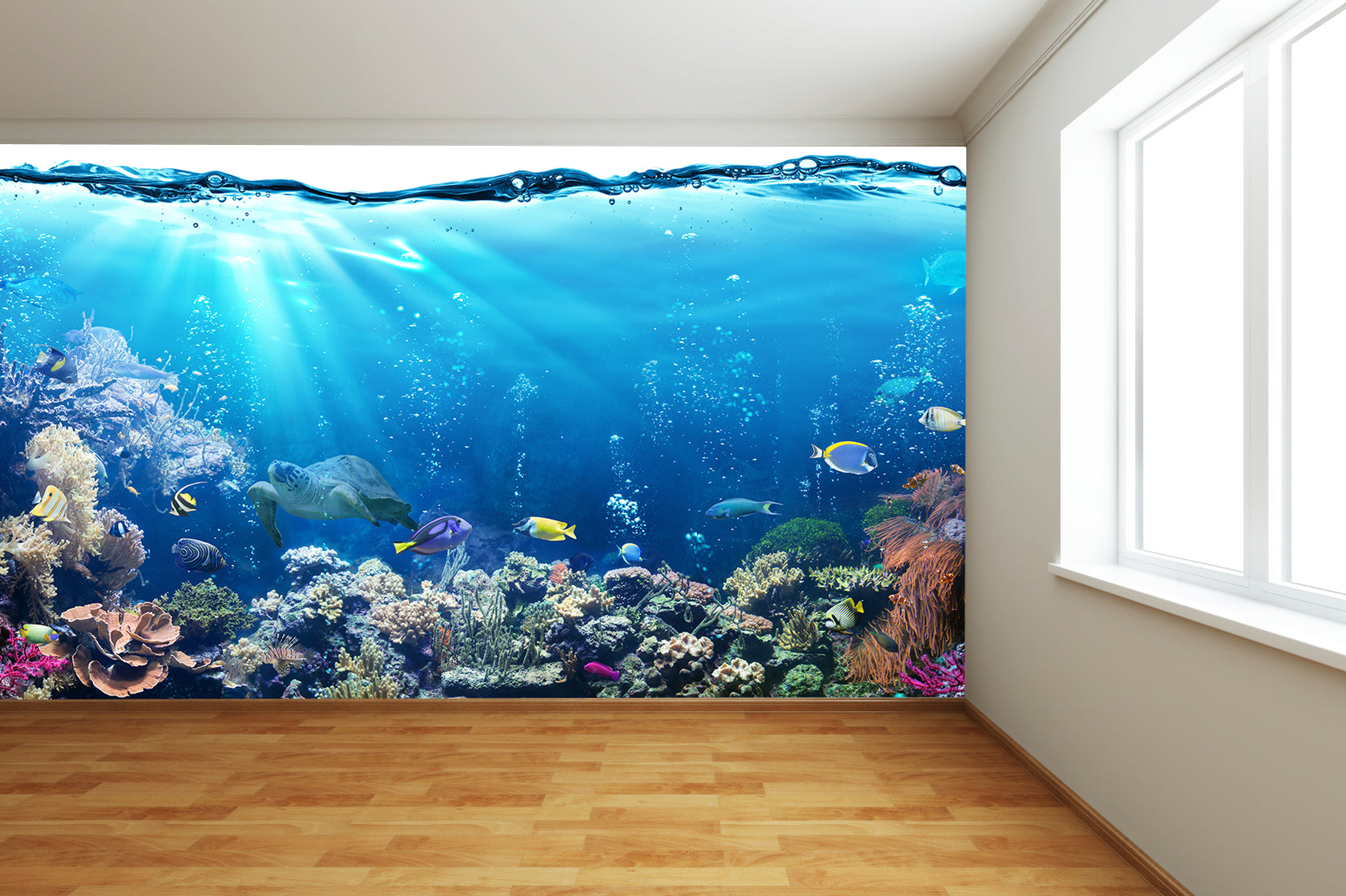 Tropical Fish & Reef Wall Mural – www.themed.co.uk