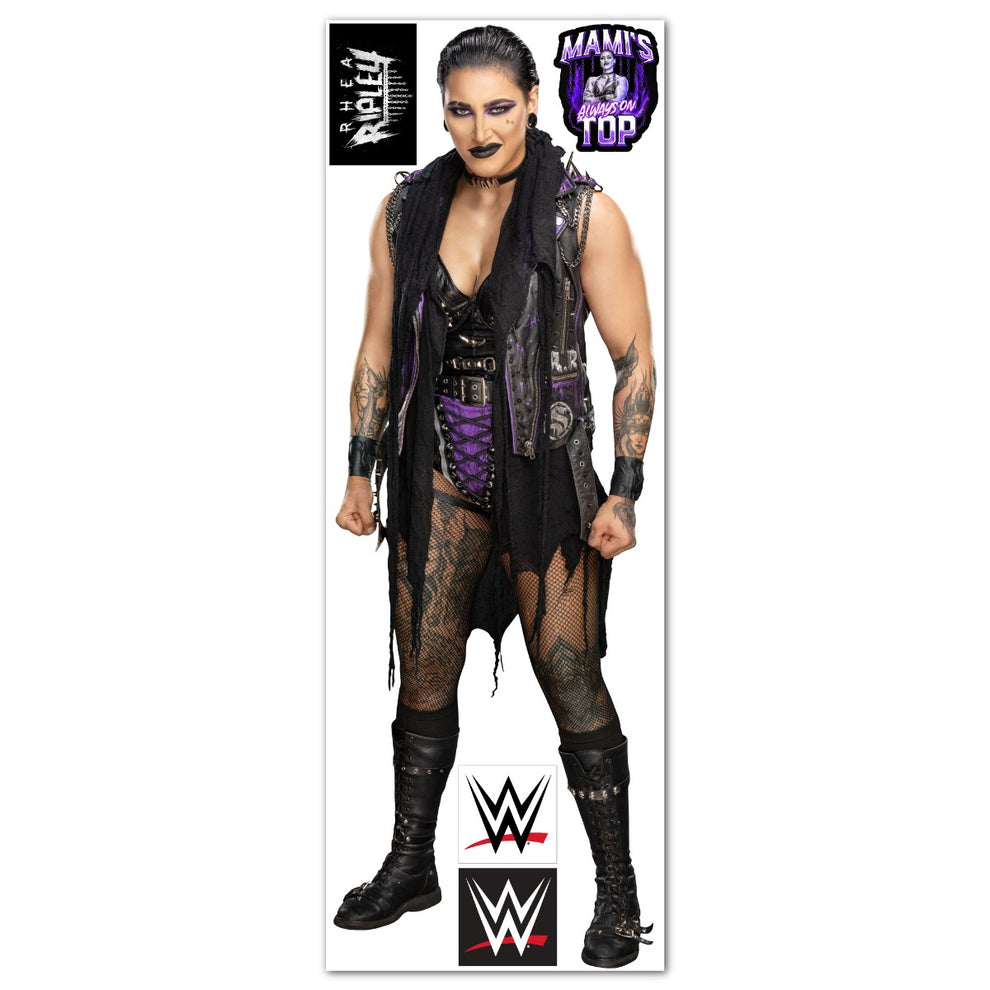 WWE - Rhea Ripley Cut Out Wall Sticker – www.themed.co.uk