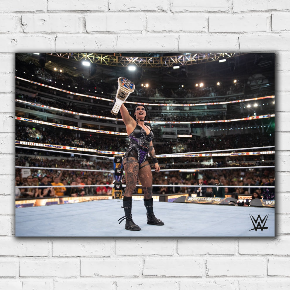 WWE Print - Rhea Ripley WerstleMania Poster – www.themed.co.uk