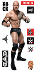 WWE - The Rock Wrestler Decal 25 + Bonus Wall Sticker Set – www.themed ...