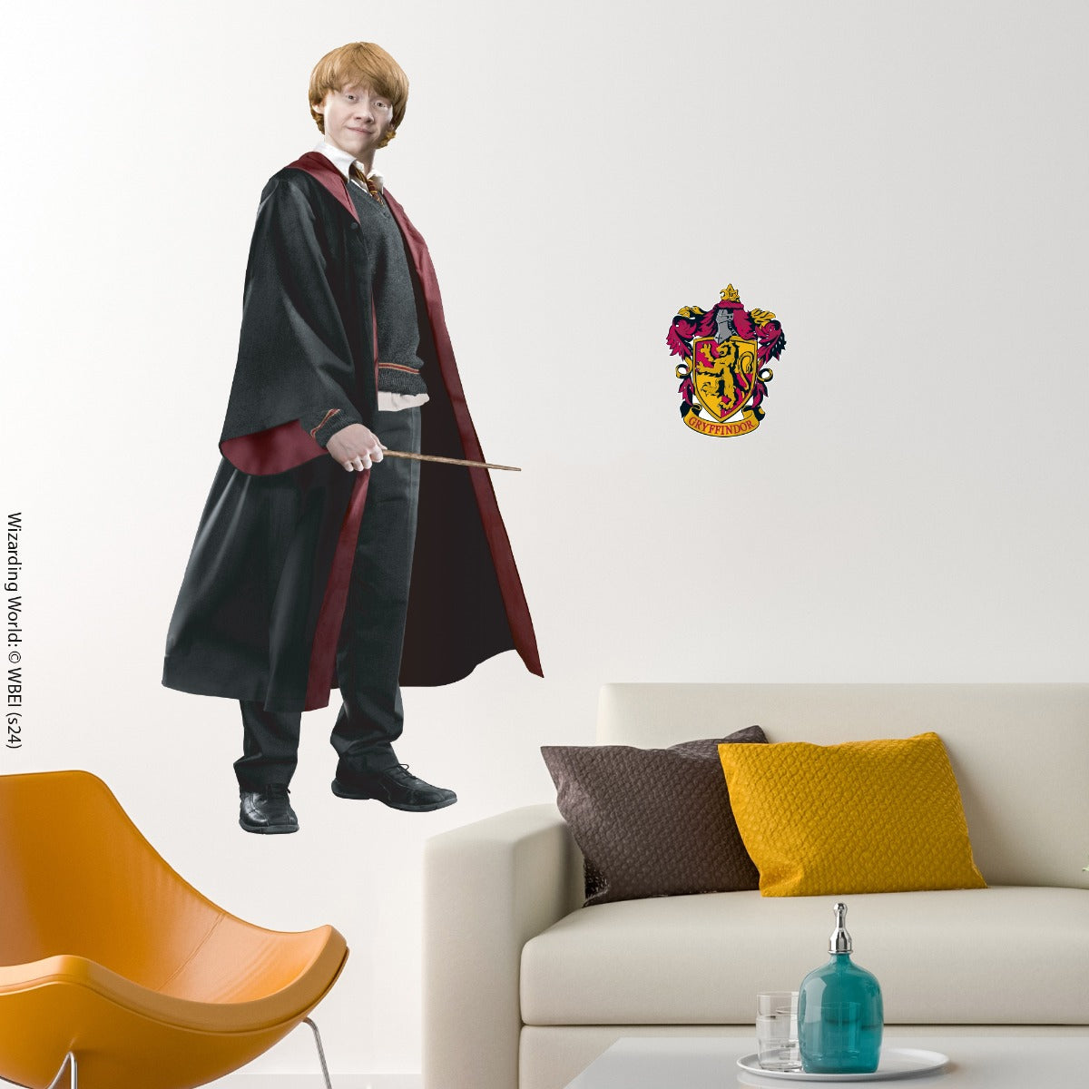 HARRY POTTER Wall Sticker - Ron Weasley 2nd Year Cut Out Wall Decal Wi ...
