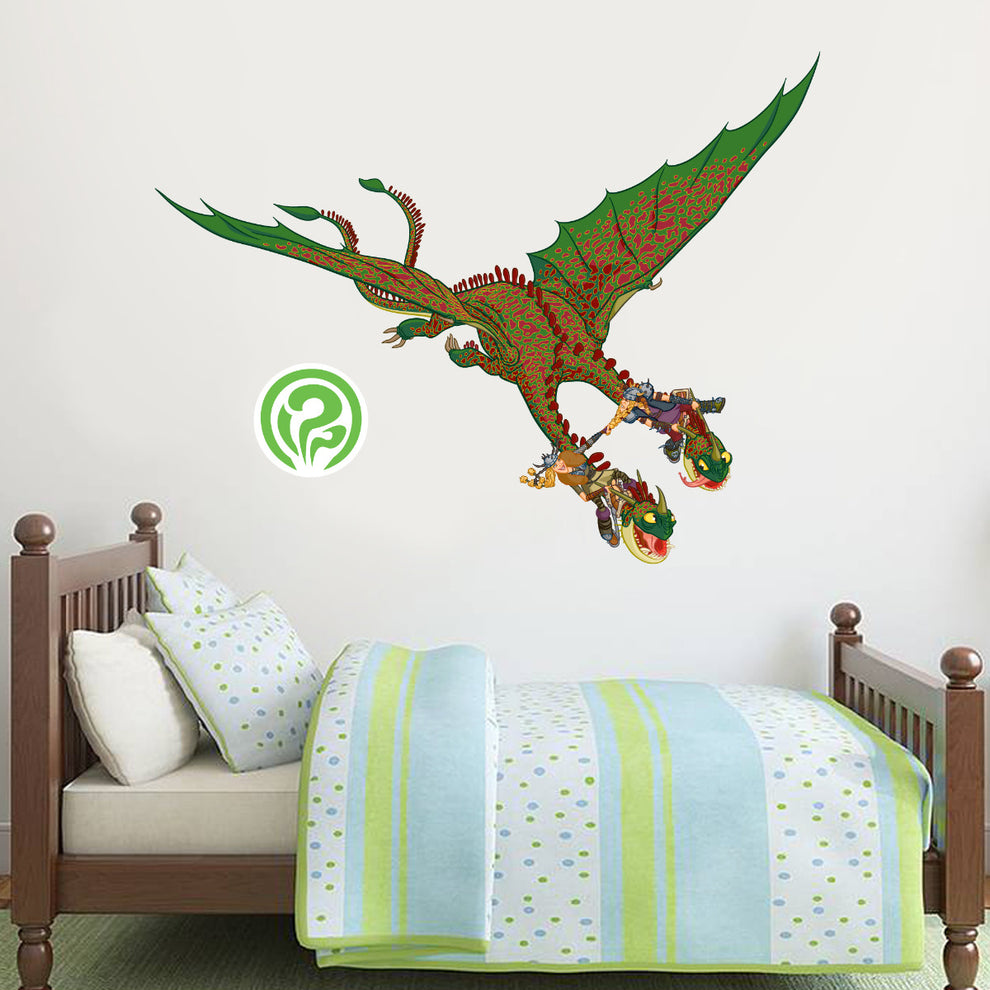 How To Train Your Dragon - Ruffnut & Tuffnut + Barf & BelchWall Sticker ...