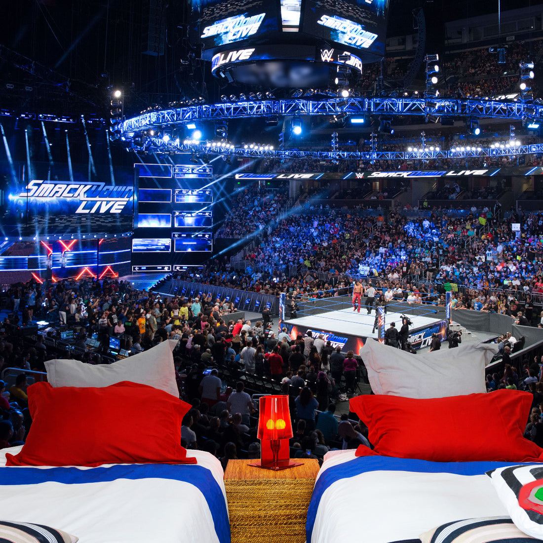 WWE Smackdown Arena Full Wall Mural – www.themed.co.uk
