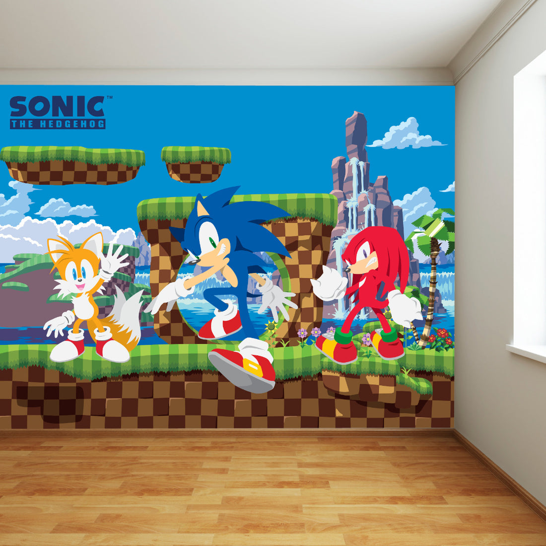Sonic The Hedgehog Full Wall Mural – www.themed.co.uk