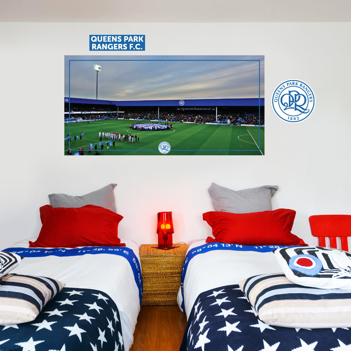 Queens Park Rangers Football Club Loftus Road Broken Stadium Mural ...