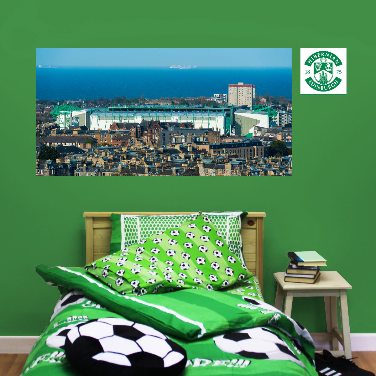 Hibernian Easter Road Stadium Wall Sticker Outside Day Time – www ...
