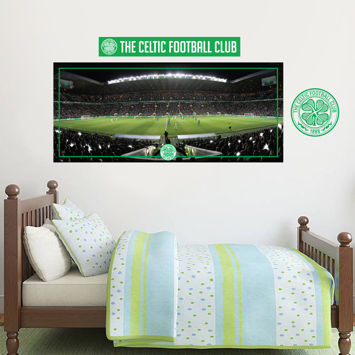 Celtic Football Club Stadium Wall Mural Sticker Decal Vinyl – www ...