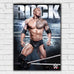 WWE Print - The Rock in Ring Poster – www.themed.co.uk