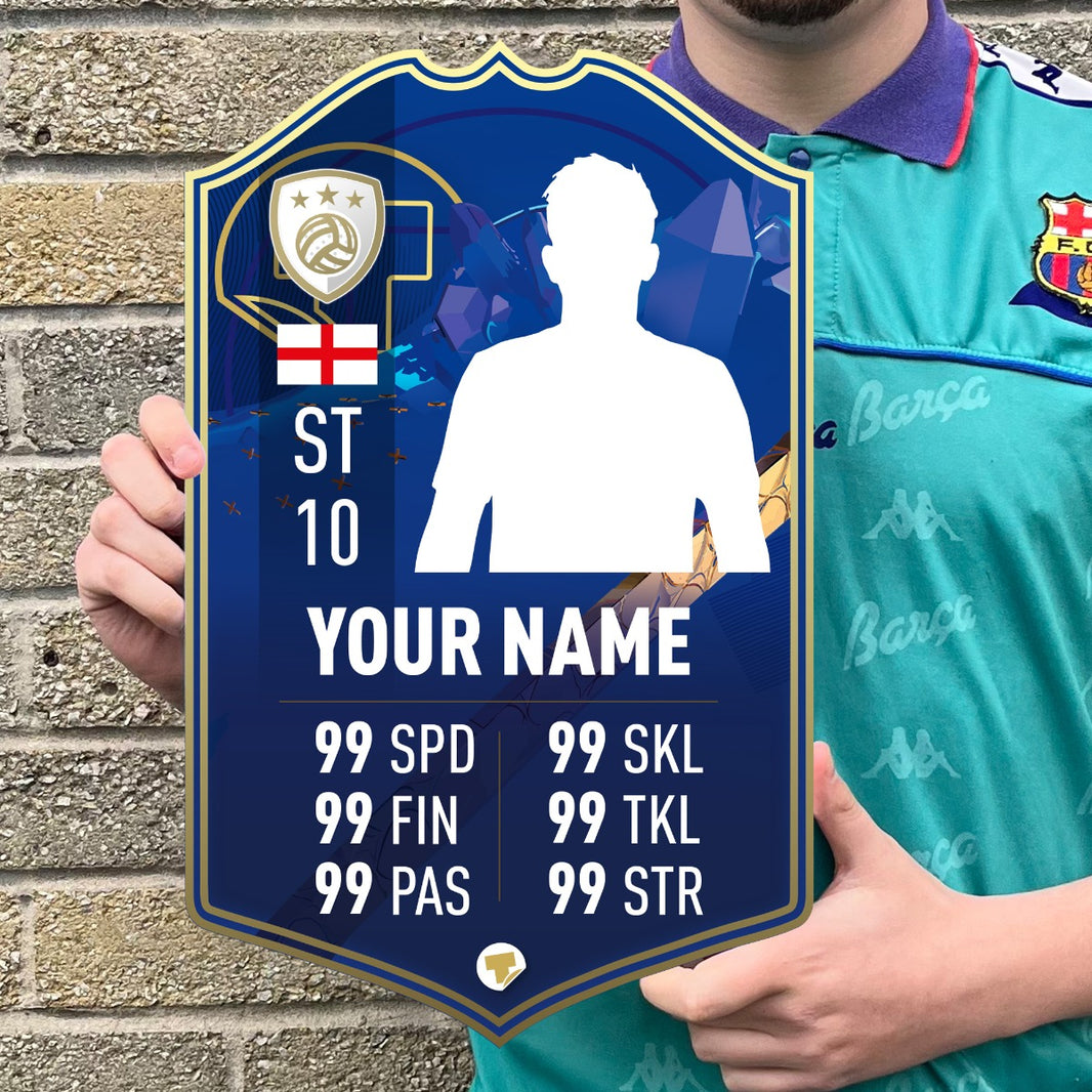 Personalised Football Cards – www.themed.co.uk