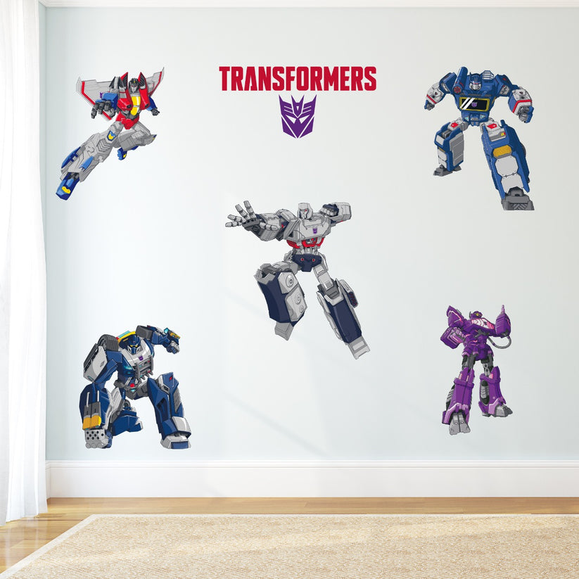 Transformers - Decepticons Wall Sticker Set – www.themed.co.uk